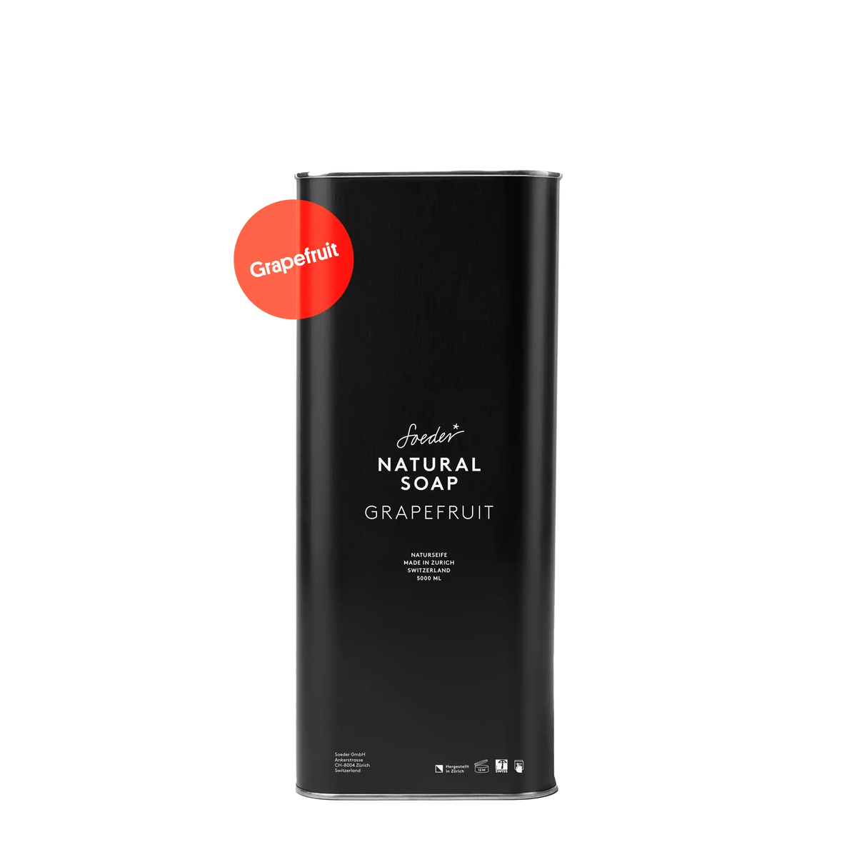 Natural Soap Refill - Grapefruit 5 Liter von Soeder* – soapkitchen.de