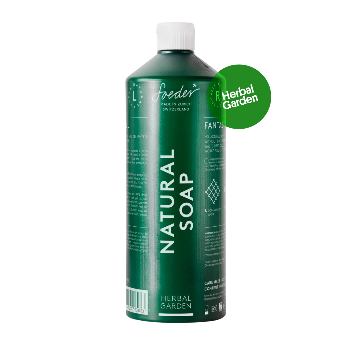 Natural Soap Refill - Herbal Garden 1 Liter von Soeder* – soapkitchen.de
