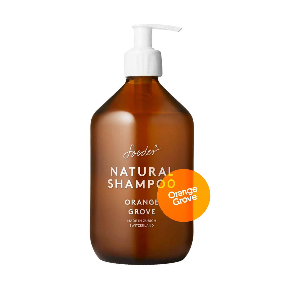 Natural Shampoo - Orange Grove 500 ml von soeder* – soapkitchen.de